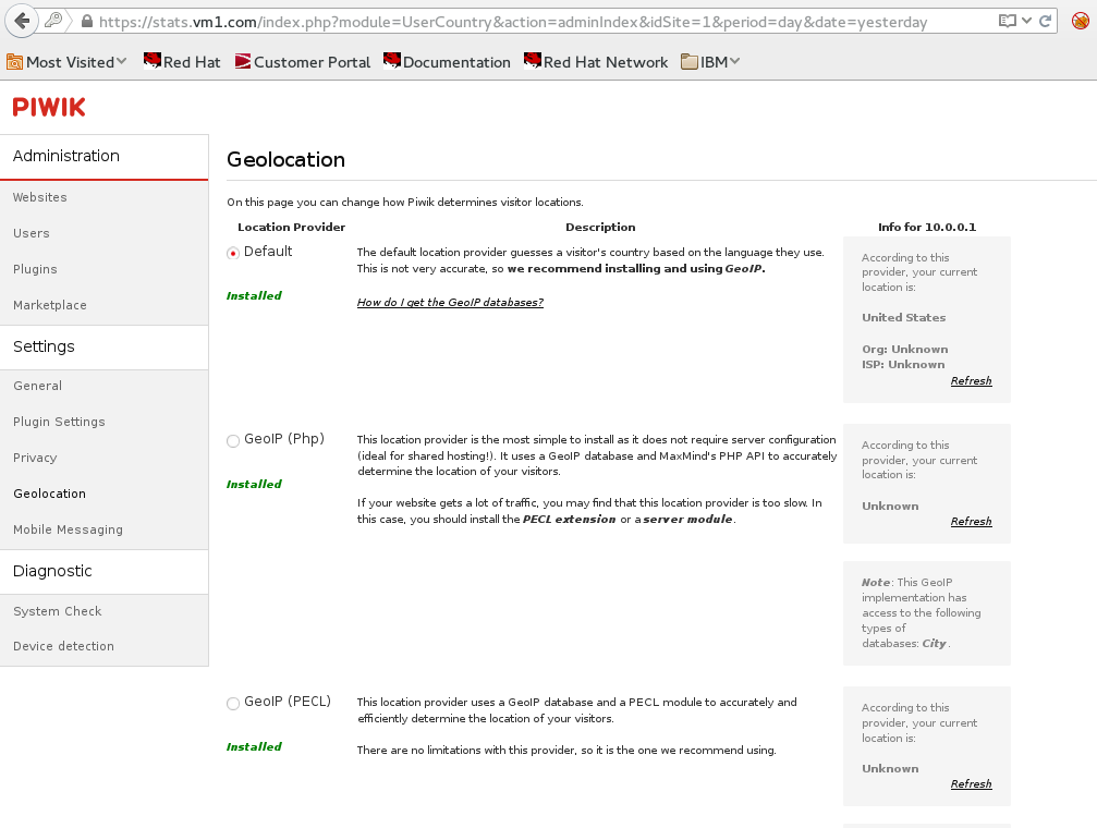 Installing Piwik with Docker and Ansible Installing Piwik with Docker and Ansible
