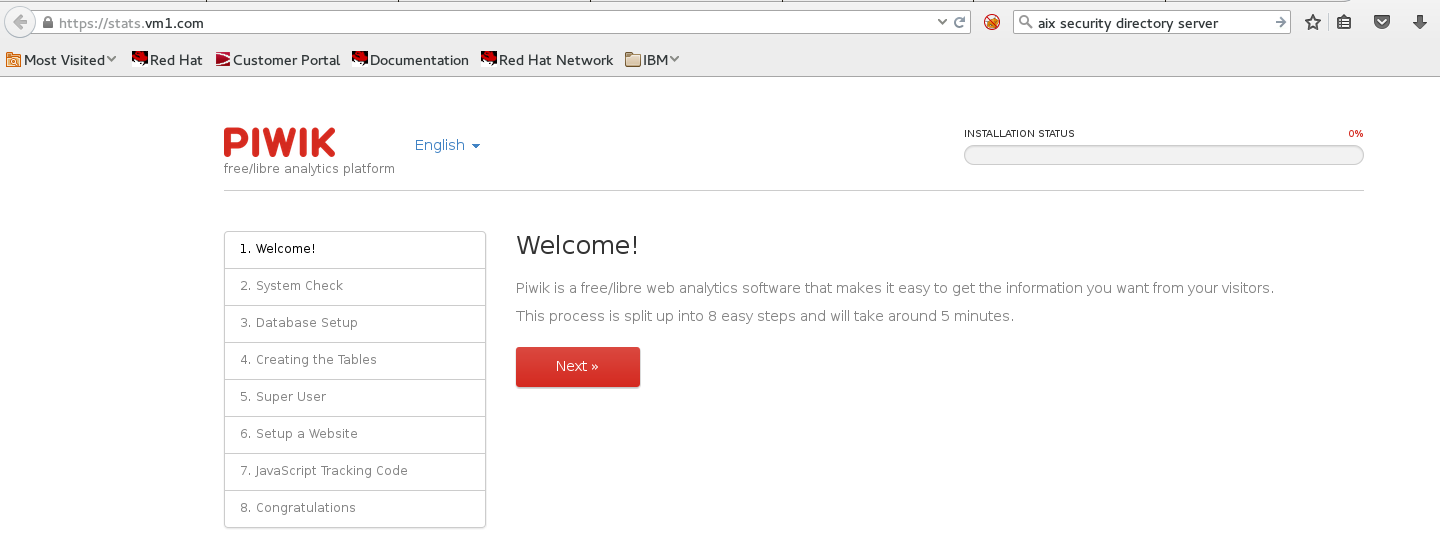 Installing Piwik with Docker and Ansible Installing Piwik with Docker and Ansible
